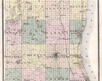 1840 Map of Sullivan County New York
