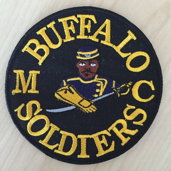 BSMC Buffalo Soldier Custom Patch Plain or with your Club