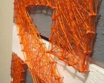 Unique string art letters related items | Etsy