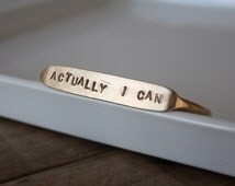 Popular items for actually i can on Etsy