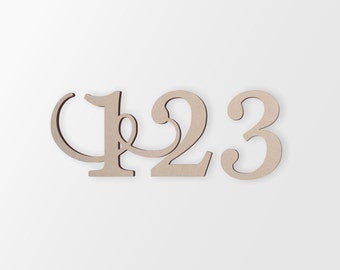 Number cutout | Etsy