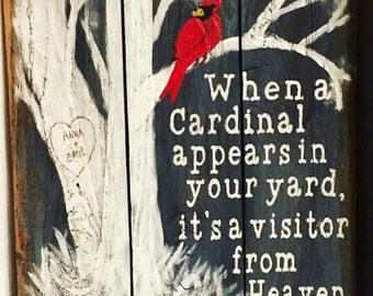 Cardinal heaven | Etsy