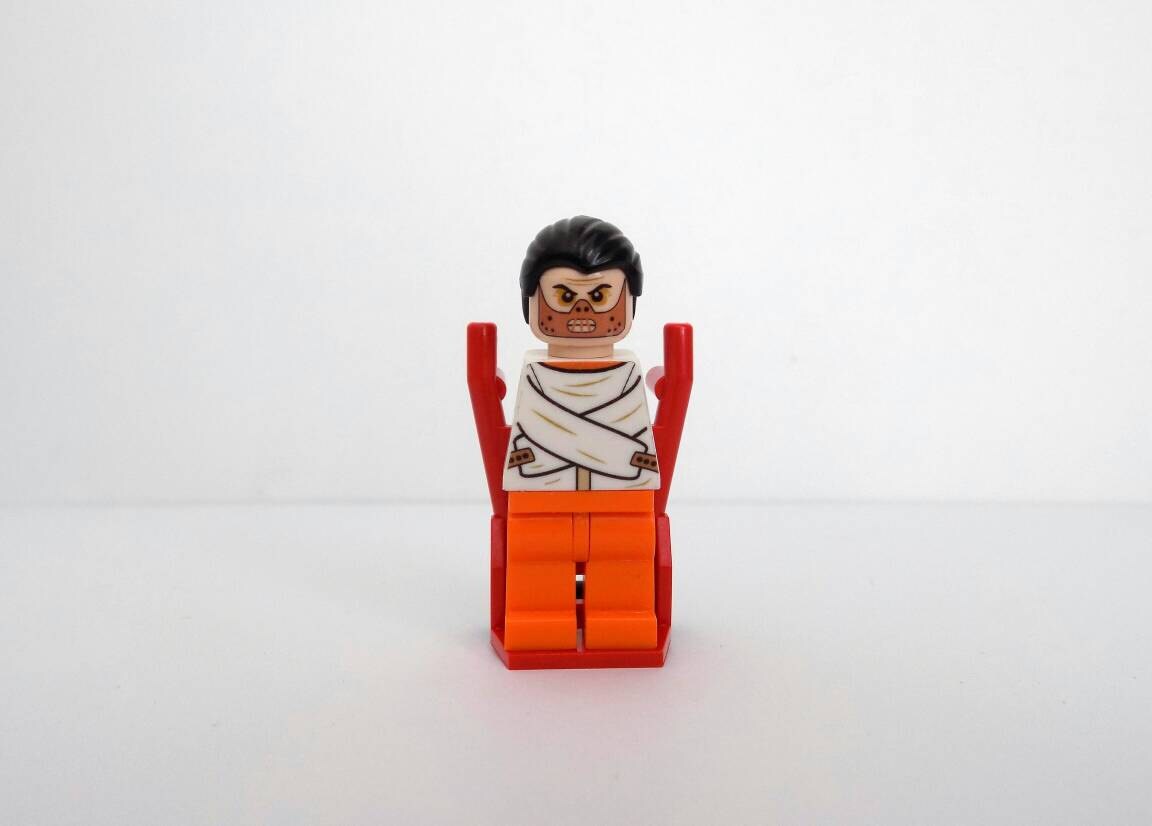 Hannibal Lector Silence of the lambs Cusom Lego Minifigure