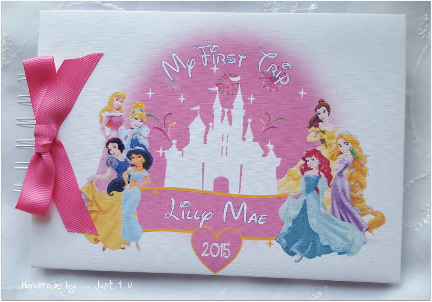 Personalised DISNEY AUTOGRAPH BOOK Princess Memory Signature