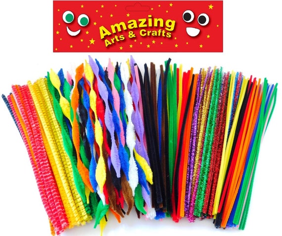 Pipe Cleaners 250 300mm Assorted styles and colours