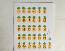 Popular items for pineapple sticker on Etsy