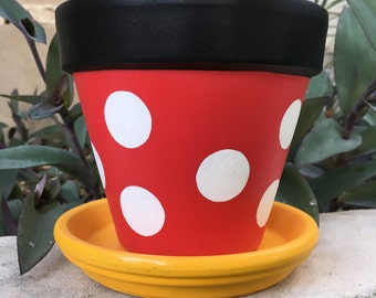 Minnie mouse planter | Etsy