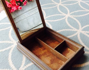 Mirror jewelry box | Etsy