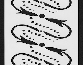 Primitive stencil | Etsy