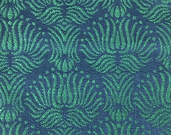 Emerald green fabric | Etsy