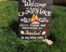Popular items for campfire sign on Etsy