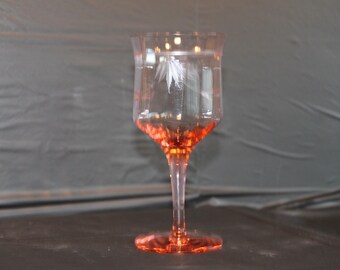 Vintage pink glass | Etsy