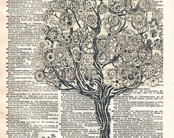 Steampunk tree | Etsy