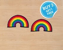 Unique rainbow patch related items | Etsy
