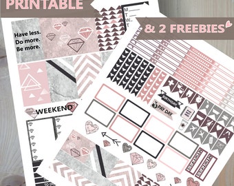 Printables Planner Stickers by BunnyInFlightPlanner on Etsy