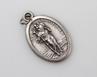 Christopher medal | Etsy