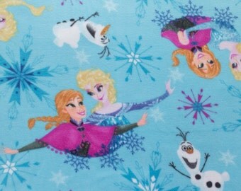Frozen fleece fabric | Etsy