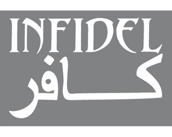 Infidel decal | Etsy