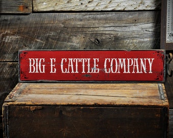 Cattle sign | Etsy