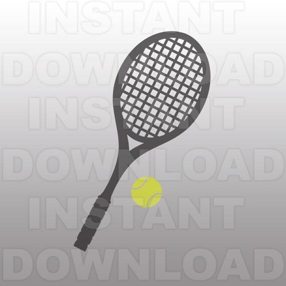 Tennis Racket SVG FileTennis Ball SVG FileSports SVG-Cutting