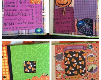 Made to Order Custom 8x8 Premade Scrapbook ABC Baby by scrappyjo