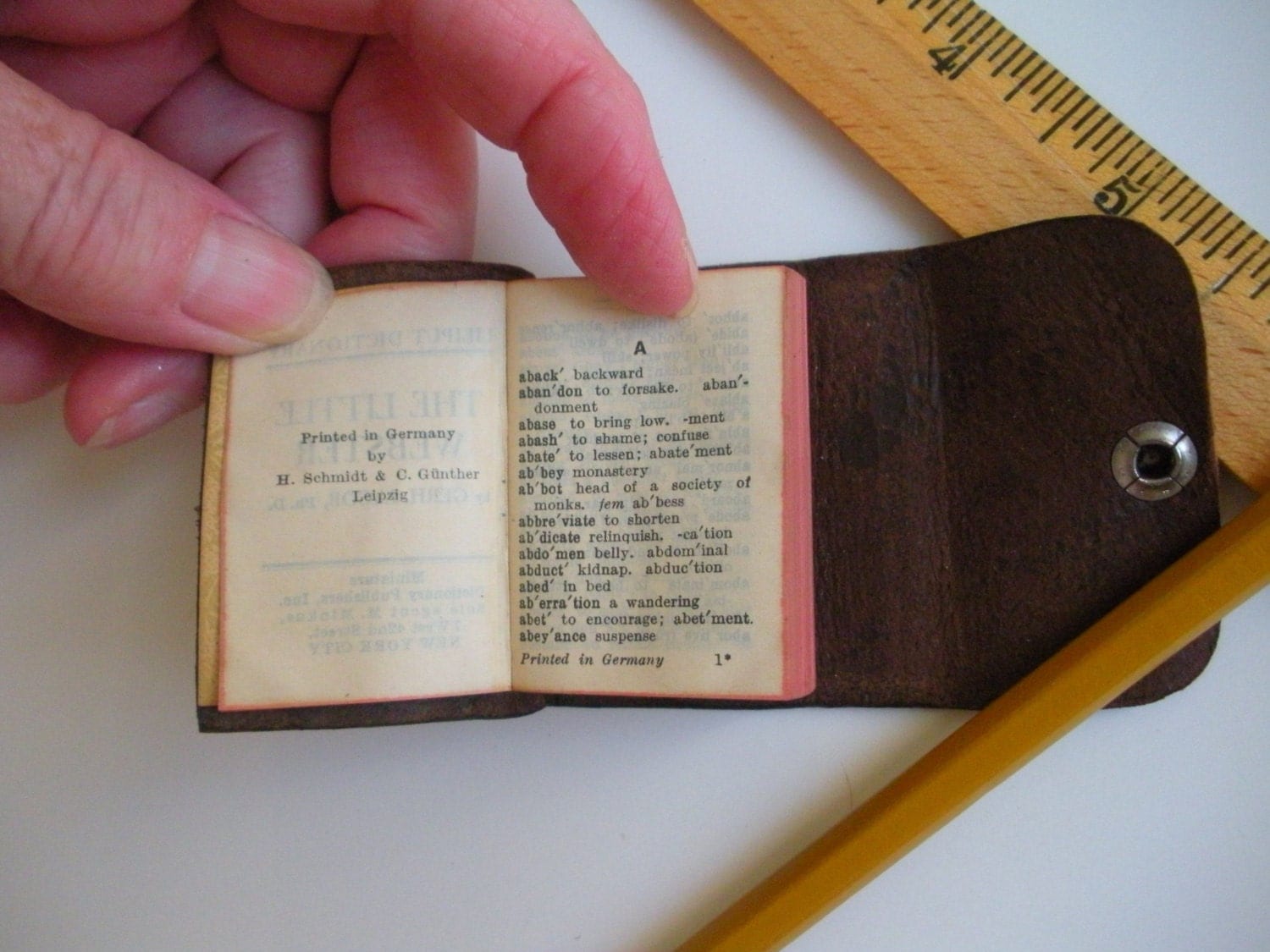 Tiny Vintage Dictionary The Little Webster 18000 by CraftyMJC