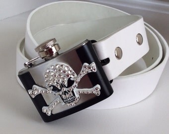 Flask belt buckle | Etsy