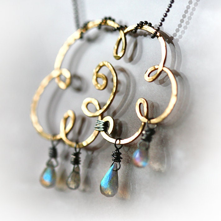 Wire Wrapped Handcrafted Gemstone Jewelry by Mayahelena on Etsy