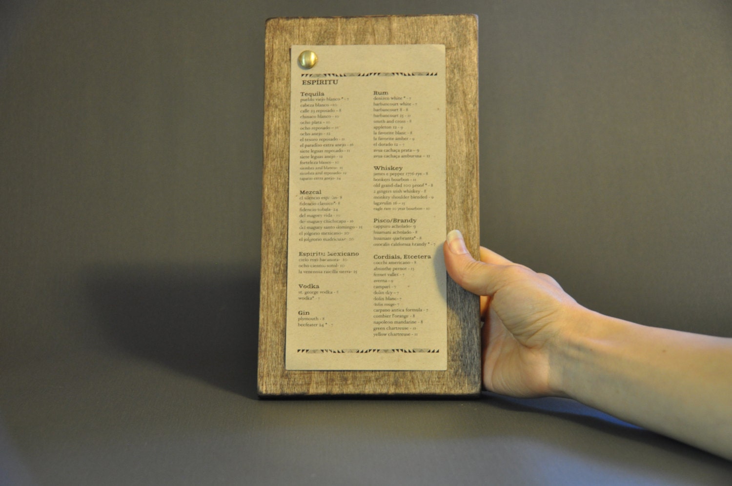 Wooden Menu Board by TabellaStore on Etsy