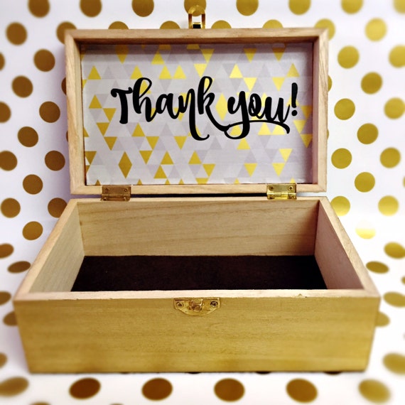 Personalized Wood Box Bridesmaid T Made Of Honor T Thank