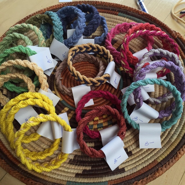 innovative rope bracelets wearable fiber design by WhatKnotShop