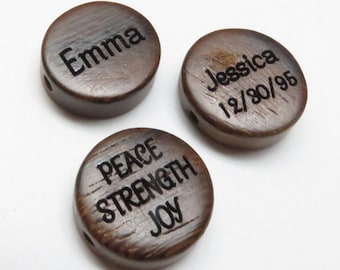 Custom wooden coin | Etsy
