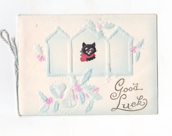 Good luck cat | Etsy