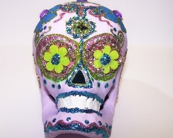 Sugar skull ornament | Etsy