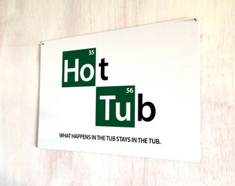 Hot tub signs | Etsy