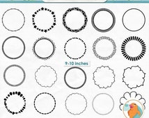 Popular items for round clip art on Etsy