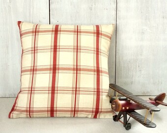 Plaid pillow cover | Etsy