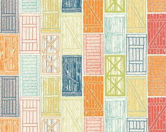 Unique red barn fabric related items | Etsy