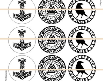 Viking buttons | Etsy