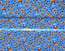 Popular items for mickey fabric on Etsy