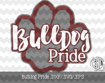 Bulldog pride svg | Etsy