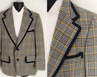 Plaid dinner jacket | Etsy