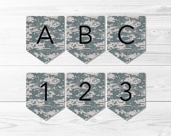Army banner | Etsy