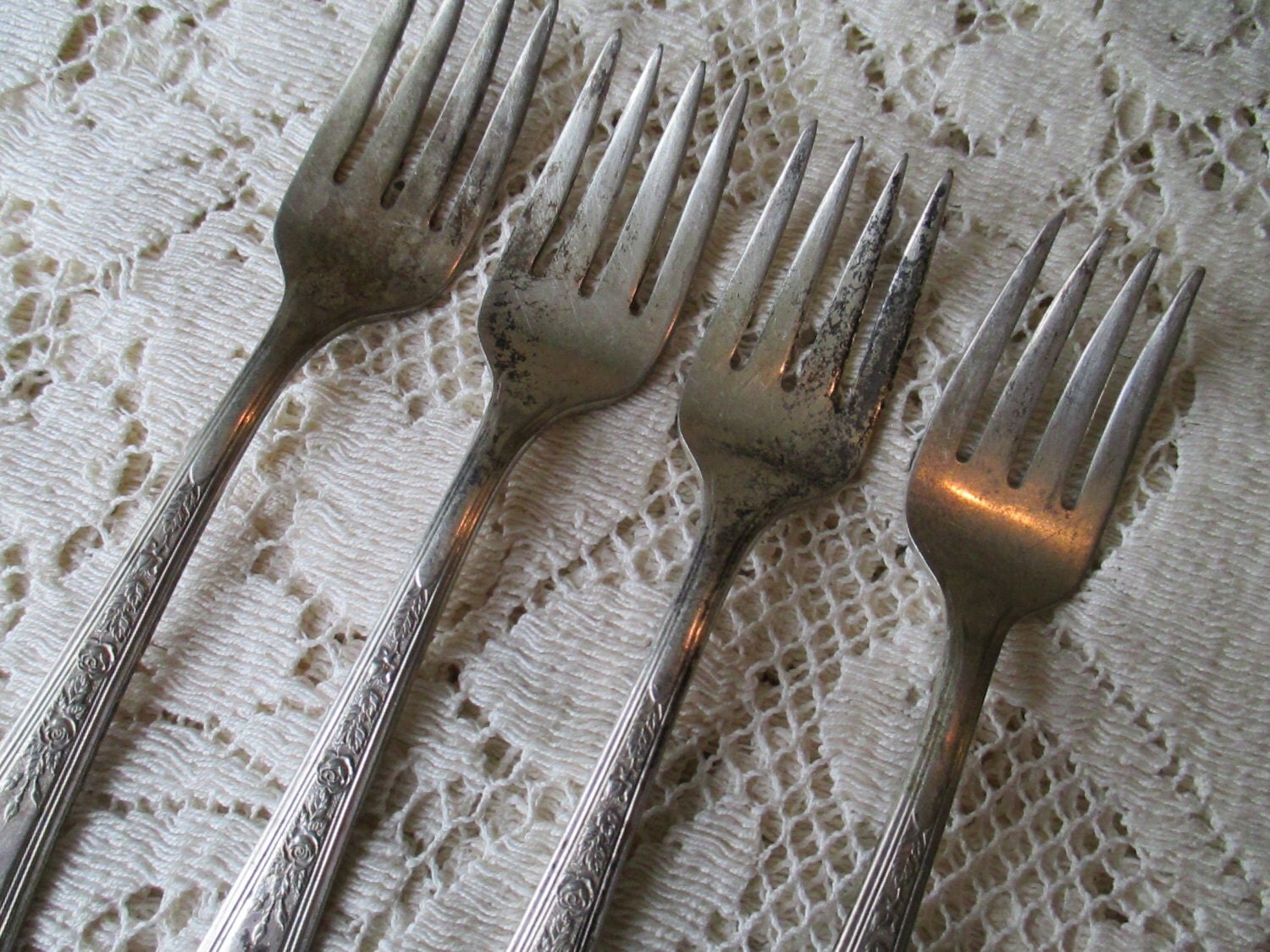 Matching Silverplate Forks, Nickelsilver,Silverplate Vintage Flatware ...
