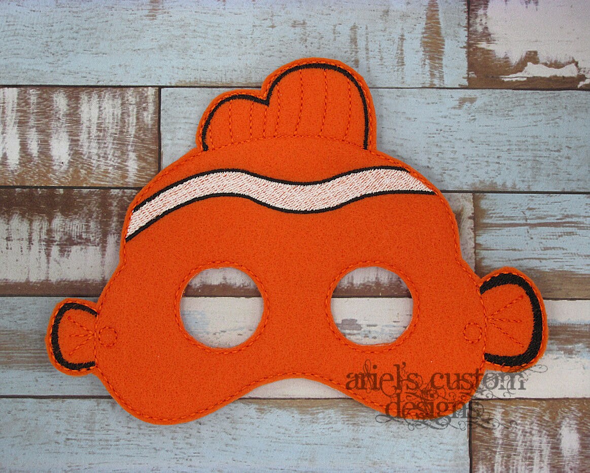 Finding Nemo Mask Clown Fish Mask Nemo Mask Felt Dress