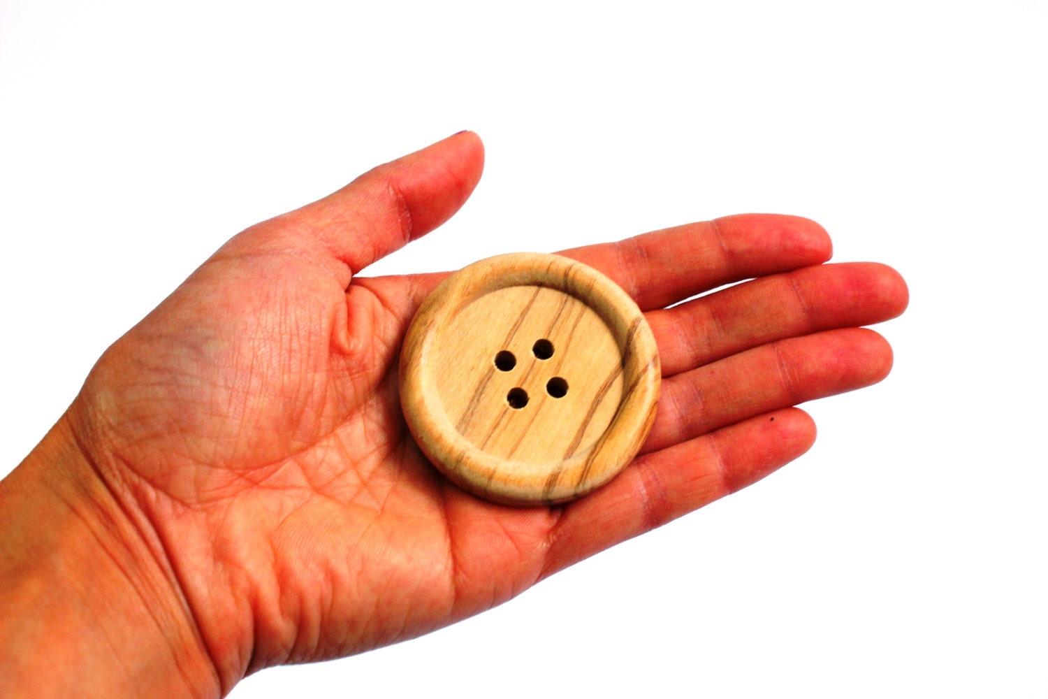 Large wooden buttons 5cm giant wooden buttons natural wood