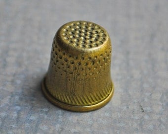 Metal thimble | Etsy