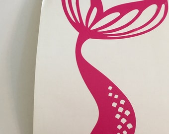 Mermaid tail sticker | Etsy