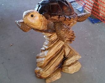 Carved turtle | Etsy