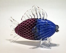 Unique blown glass fish related items | Etsy